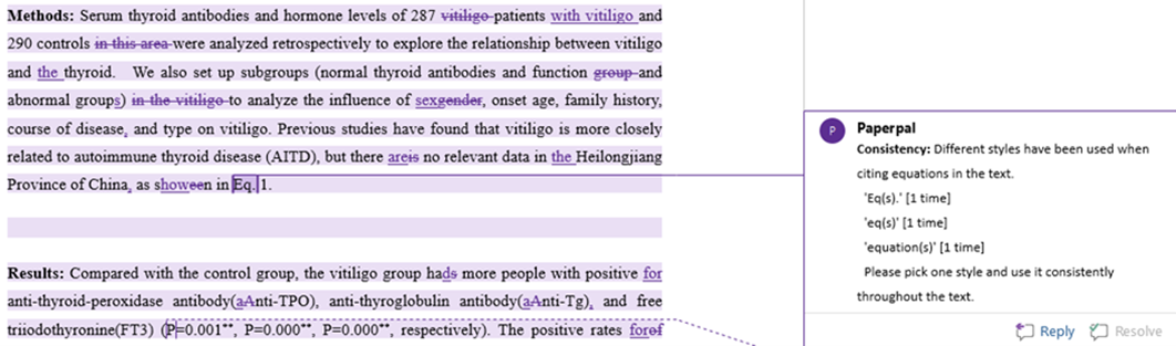 表記の一貫性チェック：Paperpalで原稿執筆のもう一つの面倒なステップを自動化 - Editage Blog